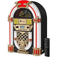 Amazon.com: Arkrocket x Elvis Presley Mini Jukebox/Tabletop CD Player ...