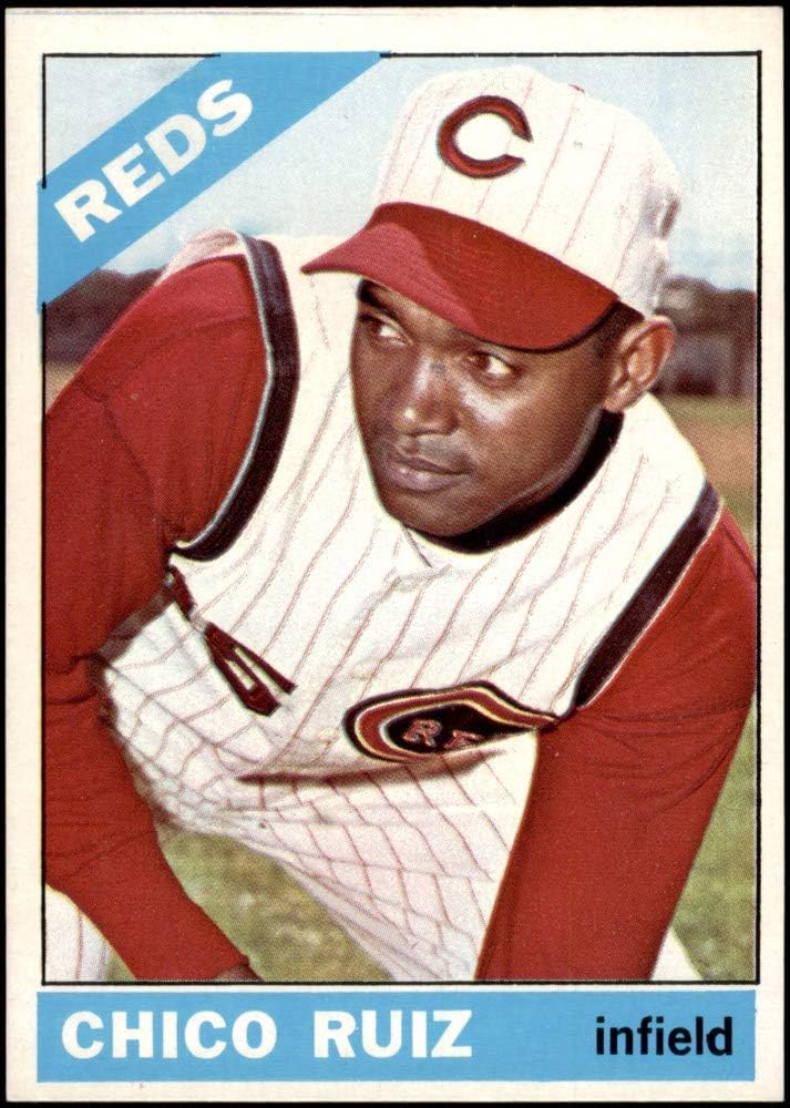 Amazon.com: 1966 Topps # 159 Chico Ruiz Cincinnati Reds (Baseball Card ...