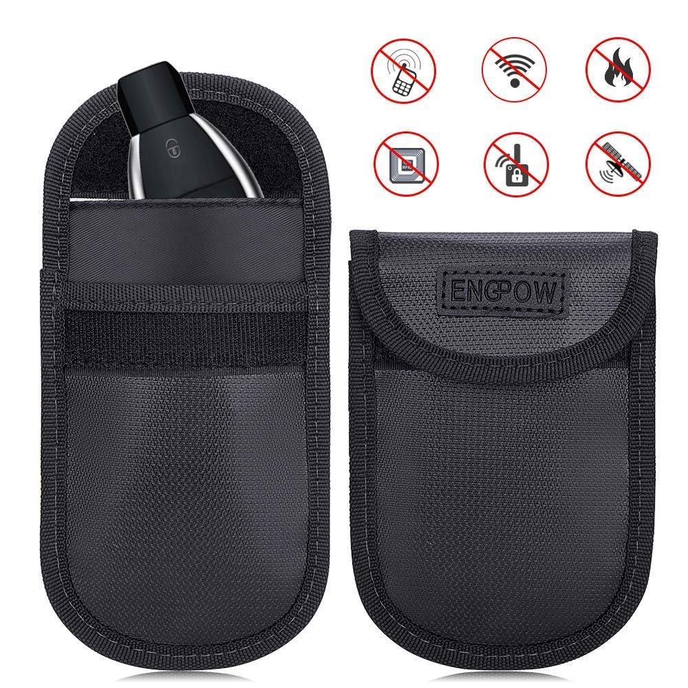 Car Key Signal Blocker Signal Blocking Pouch,2 PCS Fireproof storage ...