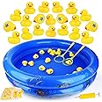 Amazon.com: Duck Matching Toys for Kids - 20 Plastic Ducks with Numbers ...
