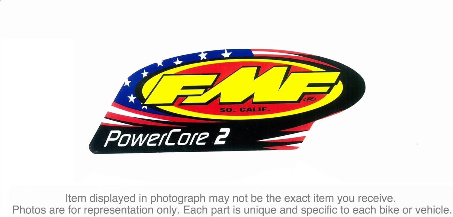 Amazon.com: FMF Racing 012693 p-coré 4 Straight 2-Part Sticker Wrap ...