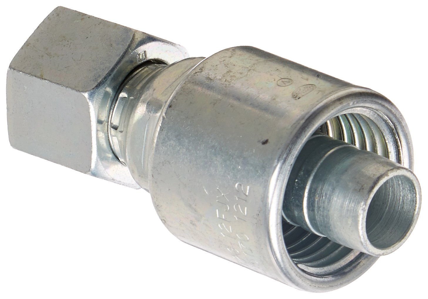 Gates 12G-12FJX MegaCrimp Couplings, Female JIC 37 Flare Swivel, Zinc ...