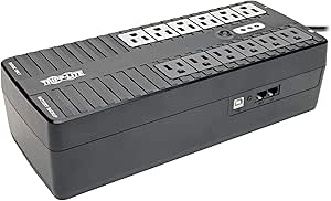 Y417U Tripp Lite 750VA UPS Desktop Battery Back Up, 12 Outlet, 450W ...