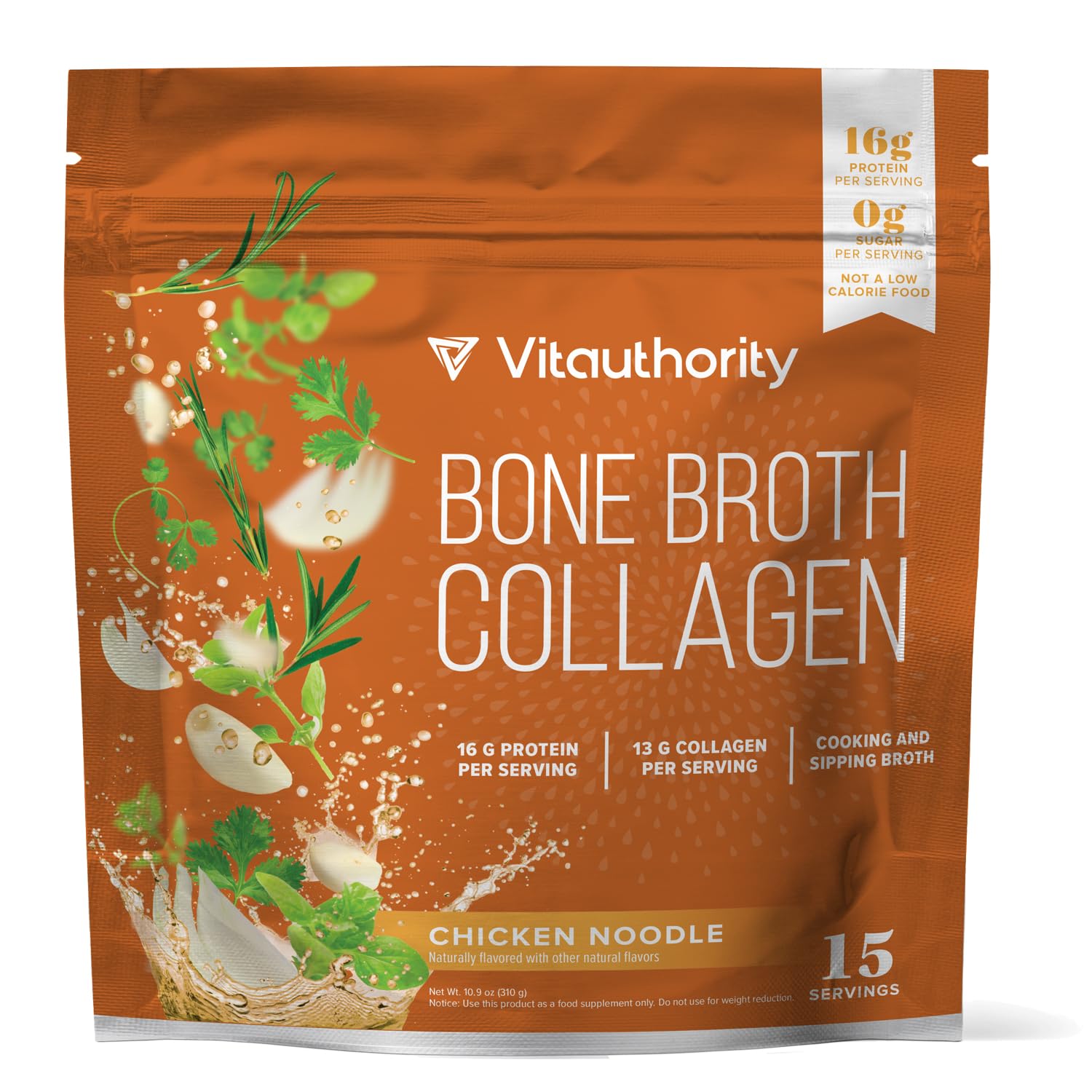Mua Vitauthority Bone Broth Collagen Delicious Chicken Noodle Flavored ...