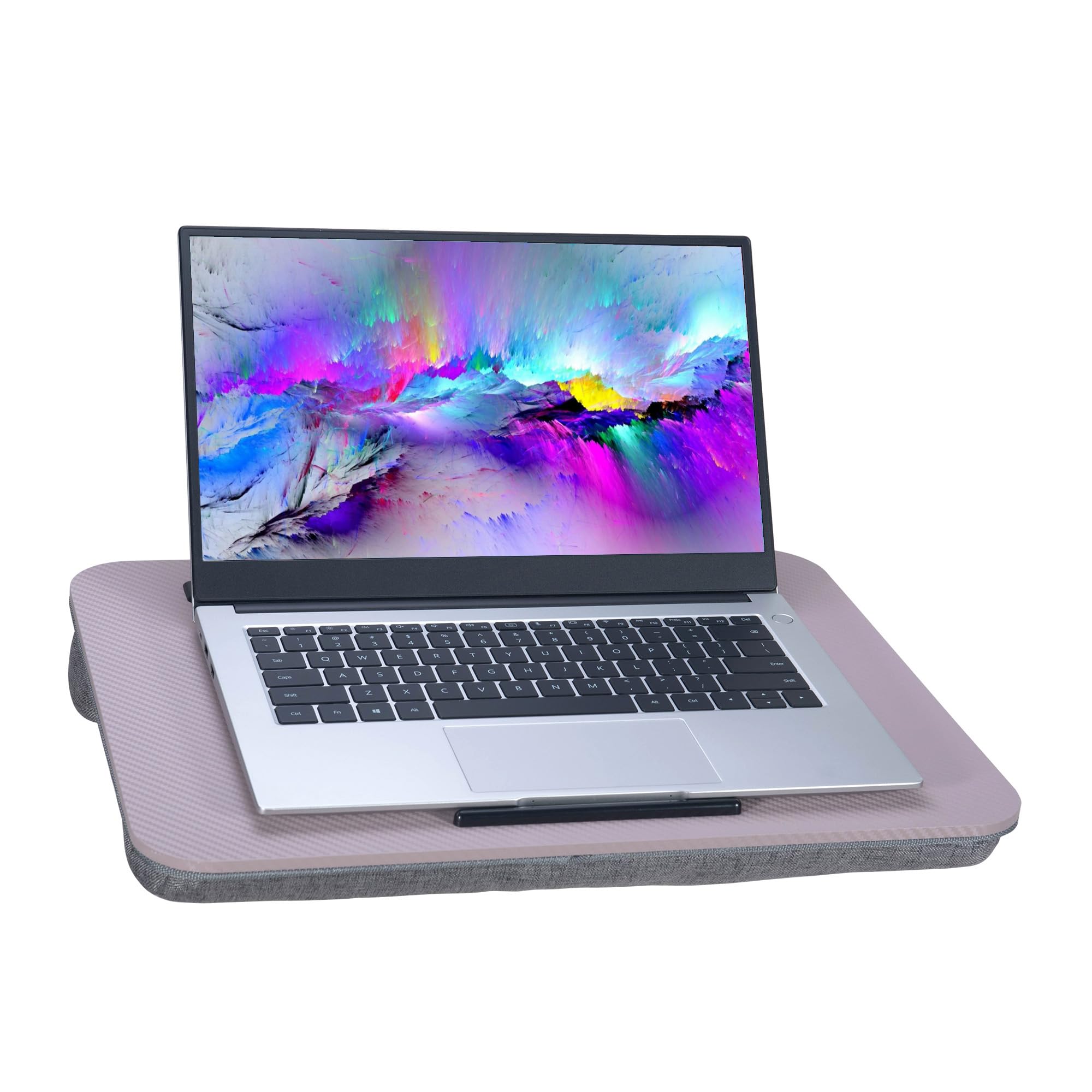 Lap Desk, Portable Laptop Desk Fits Up to 16“ Laptops, with Tablet Slot ...