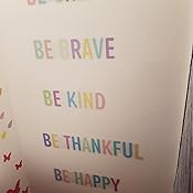 Colorful Inspirational Lettering Quote Wall Decal-Be Brave, Be Creative ...
