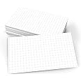 Amazon.com : 321Done Graph Ruled Index Cards (Set of 50) 3" x 5", Grid ...