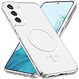 Amazon.com: RALEAVO for Samsung Galaxy S22 Case Clear Magnetic Phone Case [Compatible with ...
