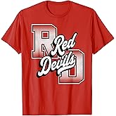 Amazon.com: Red Devils Shirt Football Baseball Basketball Red Devils T ...
