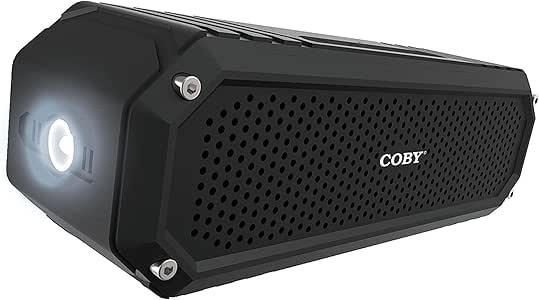 Coby Rugged Water-Resistant Bluetooth Speaker - Black: Amazon.ca ...