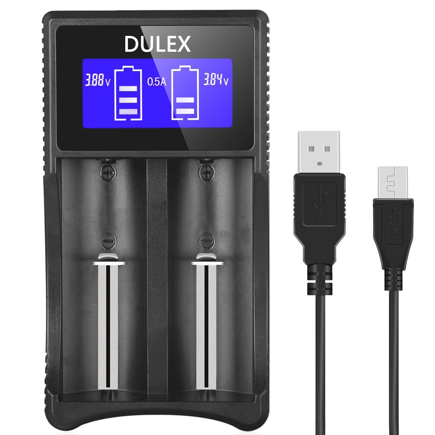 Buy DULEX Universal Smart Rechargable Battery Charger for 3.7v lithium ...