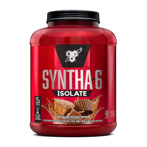 BSN SYNTHA-6 Isolate Protein Powder, Peanut Butter Protein Powder with ...