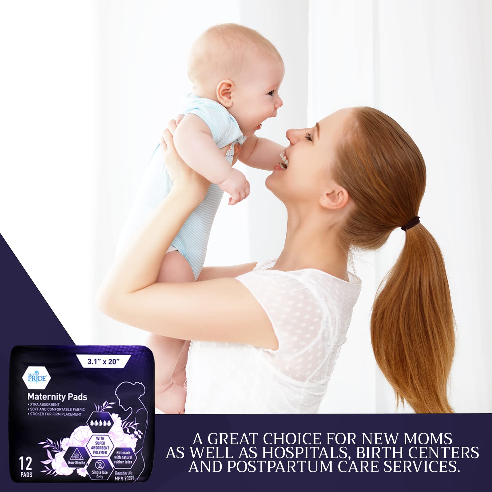 Mua MED PRIDE Hospital Grade Heavy Pads for Women After Birth ...