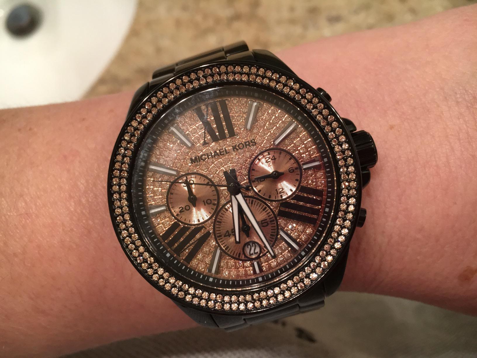 $35/mo - Finance Michael Kors Women's Wren Black Watch MK5879 | Buy Now ...