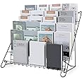 Amazon.com: Gejoy 6 Tiered Book Display Rack Wire CD Display Rack Book ...