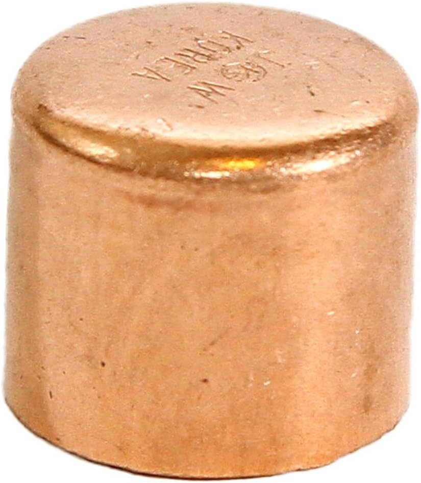 1" Copper End Cap (Pack of 10pcs.) - - Amazon.com