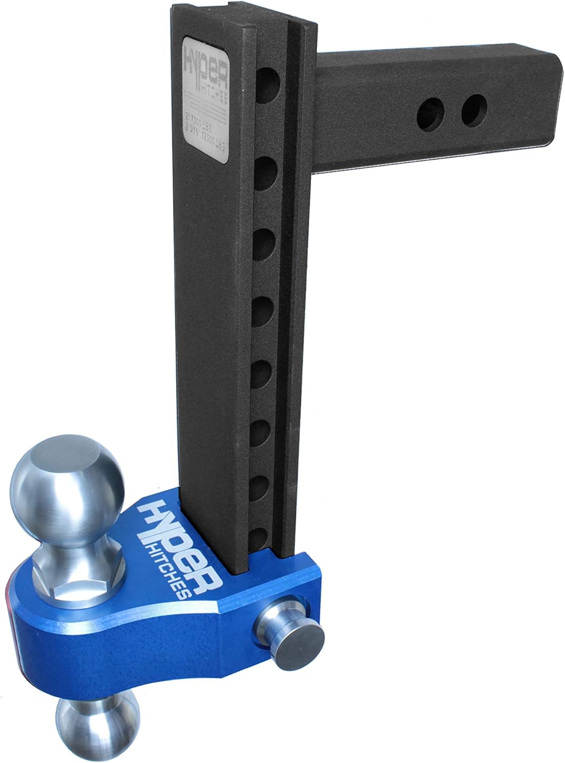 Amazon.com: Hyper Hitches Adjustable Drop & Rise Trailer Hitch Solid ...