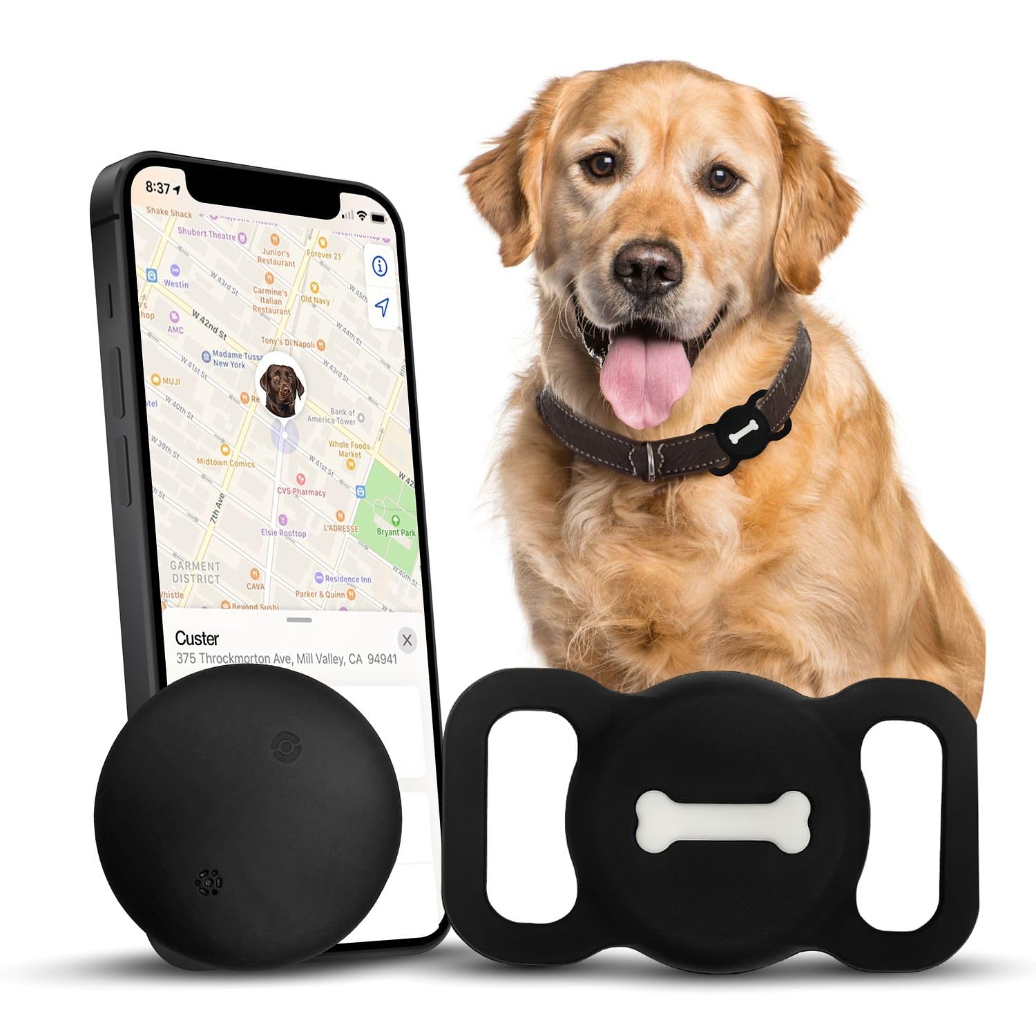Mua Smart Pet Tracker, Dog Tracker with Collar Holder, Smart Tag for ...