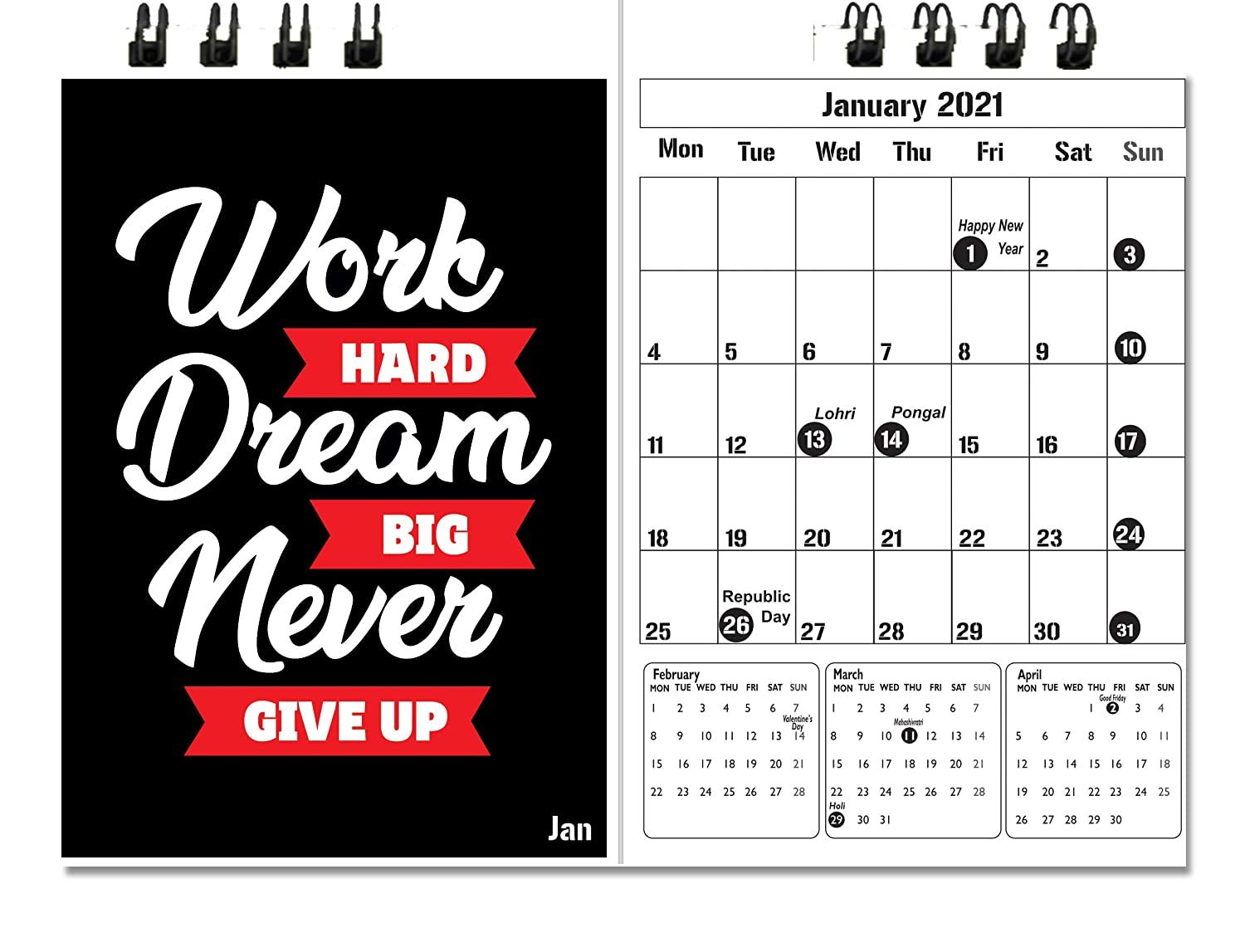 Buy Accuprints Motivational 2023 for Desk Motivation 2023 Planner ...