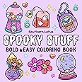 Amazon.com: Spooky Stuff: Coloring Book for Adults and Teens Featuring ...