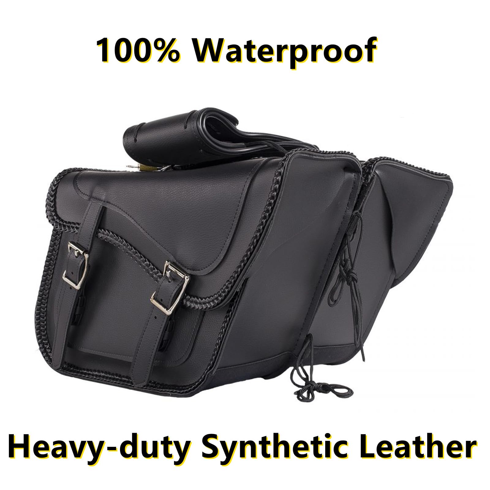 Mua Motorcycle Saddle Bags Leather Motorcycle Swing Arm Bag For ...