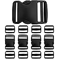 Amazon.com: 1.5" Buckles for Straps Quick Side Release Plastic Buckle Clip 4 pcs + Tri-Glide ...