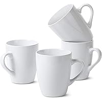 Amazon.com: BTaT- White Coffee Mugs, Set of 12, 12oz, Coffee Mug Set ...
