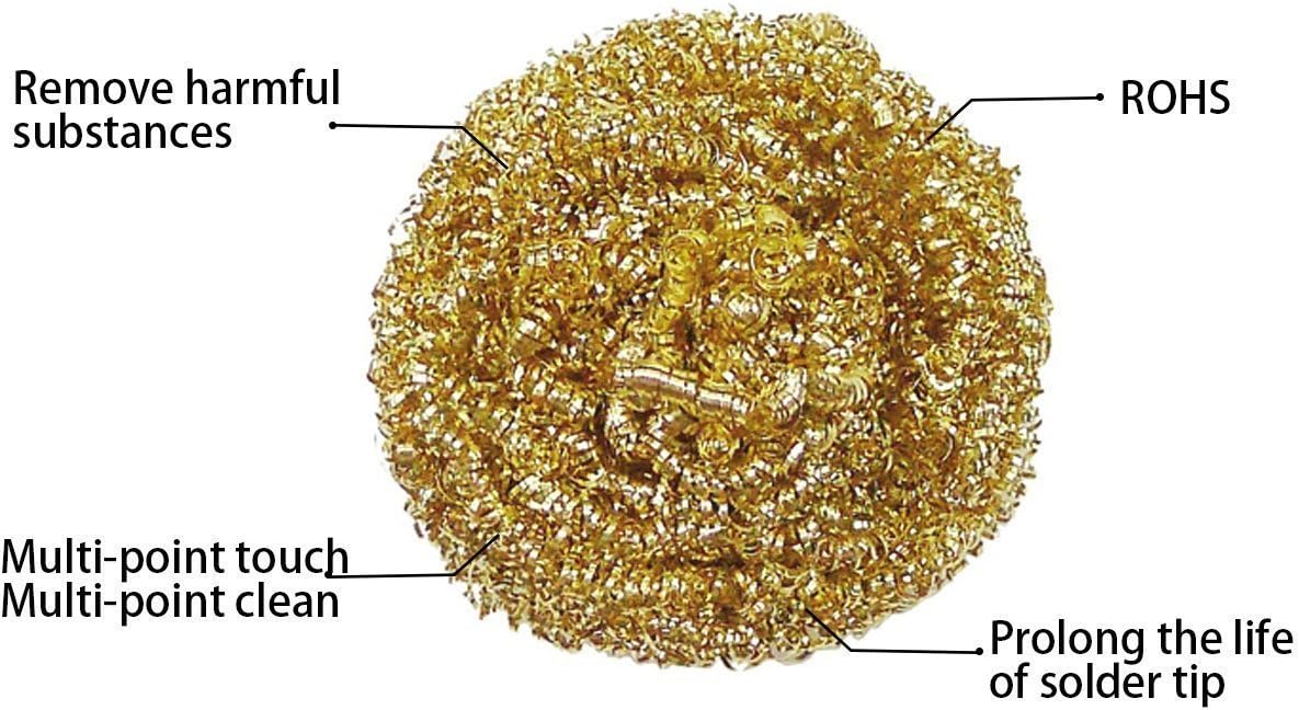 Solder Tip Cleaning Brass Wire, Replacement Cleaning Copper Wire for ...