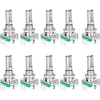 Amazon.com: DIYhz 10 Pcs EC11 Rotary Encoder Dode Switch Audio Digital ...
