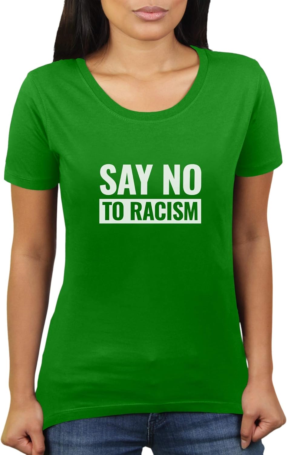 Say No to Racism - Demo Outfit Anti Racism Statement - Women's T-Shirt ...
