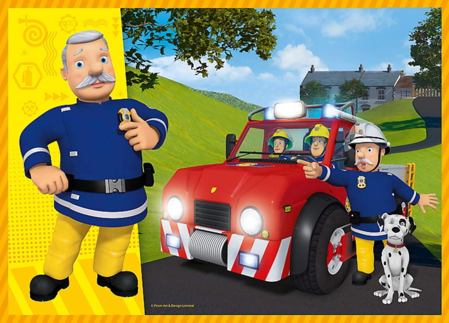 Fireman Sam to the Rescue Puzzle, 4-in-1 – BigaMart
