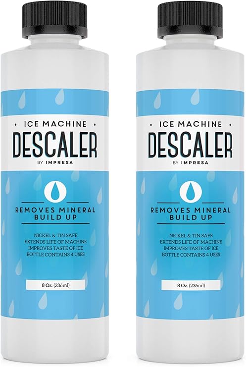 2-Pack Ice Machine Cleaner/Descaler - 8 Total Uses (4 Uses Per Bottle ...