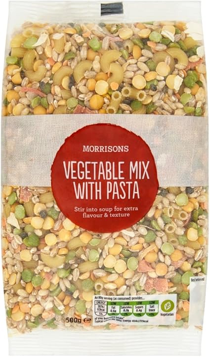 Morrisons Vegetable Mix with Pasta, 500g: Amazon.co.uk: Grocery