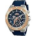 Amazon.com: Invicta Men's Aviator Stainless Steel Quartz Watch with ...