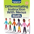 Amazon.com: Differentiating Instruction With Menus: Math (Grades 6-8): 9781618216380: Westphal ...