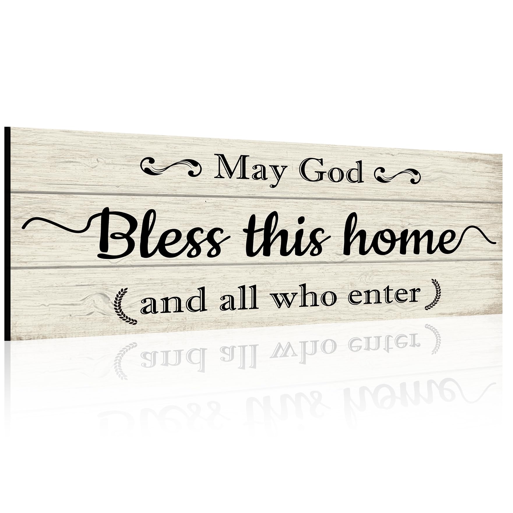 May God Bless This Home Sign - Christian Prayer Wall Decor for ...