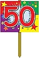 Amazon.com: 50 Birthday Yard Sign Party Accessory (1 count): Kitchen ...