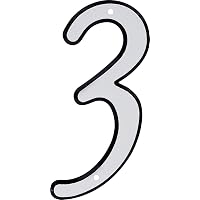 Amazon.com: Hillman 841602 Reflective 4-Inch Nail Plastic House Number ...
