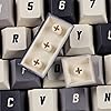 144 Chess Board Keycaps Dye-Sub Thick PBT Cherry Profile Key caps for ...