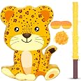 Amazon.com: Leopard Pinata Cheetah Pinata with Blindfold and Bat Safari ...