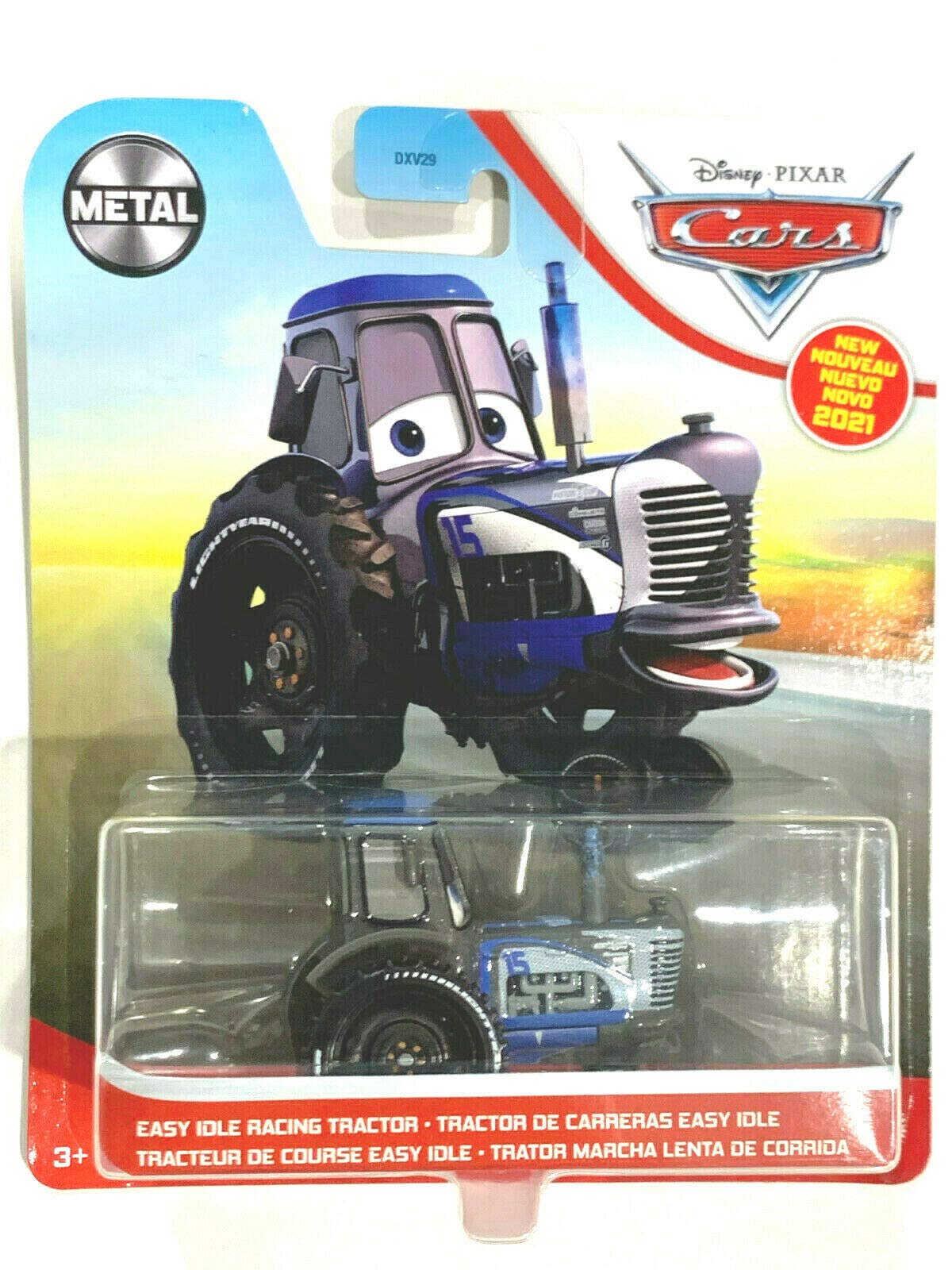 Buy Disney Pixar Cars Easy Idle Racing Tractor (Black/Blue) 1:55 Scale ...