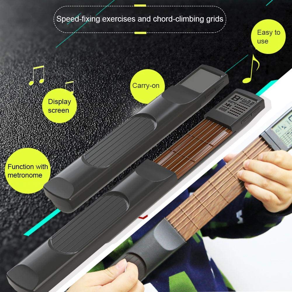 Mua Moreup Digital Guitar Trainer with Screen, Portable Guitar Chord Trainer Fretboard Practice ...