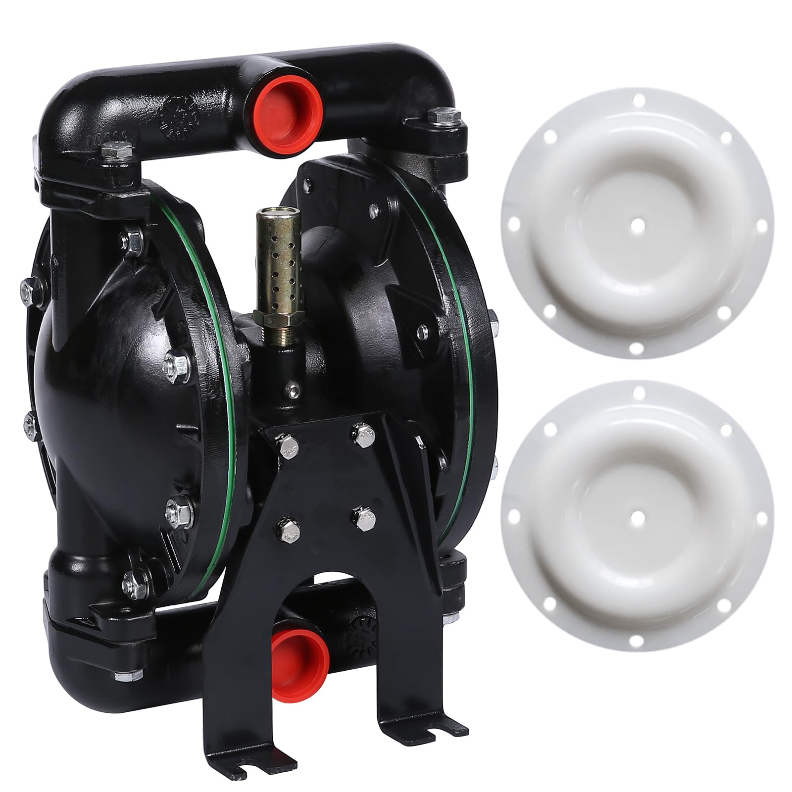 Mua Air Operated Double Diaphragm Pump 1 inch Inlet/Outlet Pneumatic ...