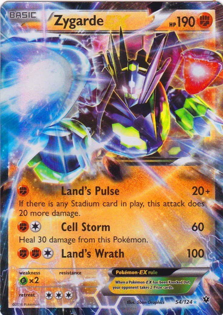 Pokemon Zygarde Card
