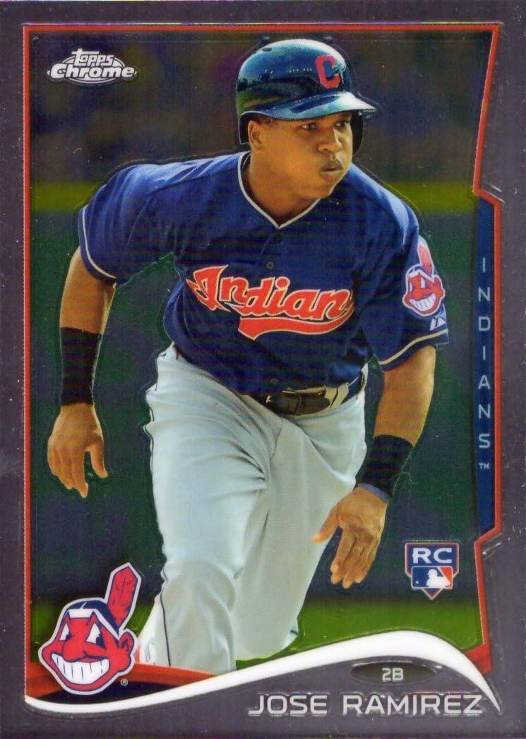 Amazon.com: 2014 Topps Chrome Baseball #45 Jose Ramirez Rookie Card ...