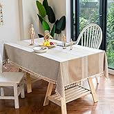 Amazon.com: TULAOMAO Table Cloth Rectangle Table, Tablecloths for 6 Foot Rectangle Tables ...