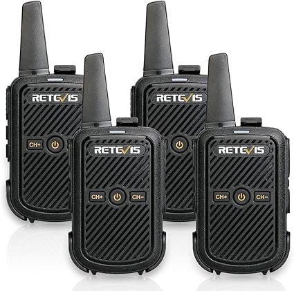 Retevis RT15 Walkie Talkie Rechargeable FRS 16 Channel Lock VOX Hands ...