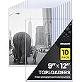 Amazon.com : HYARUAT 9x12 Toploader - Clear Semi-Rigid PVC Sheet ...
