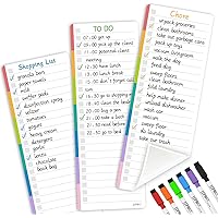 Amazon.com: JJPRO Reusable Colorful to-Do List Whiteboard Stickers 4"x ...