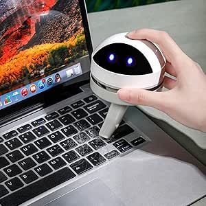 Amazon.com: Cordless Desktop Vacuum Cleaner Mini Robot Crumb Vacuum ...
